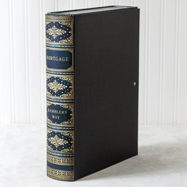 Box Book File - Antique - Choose Your Colour & Title