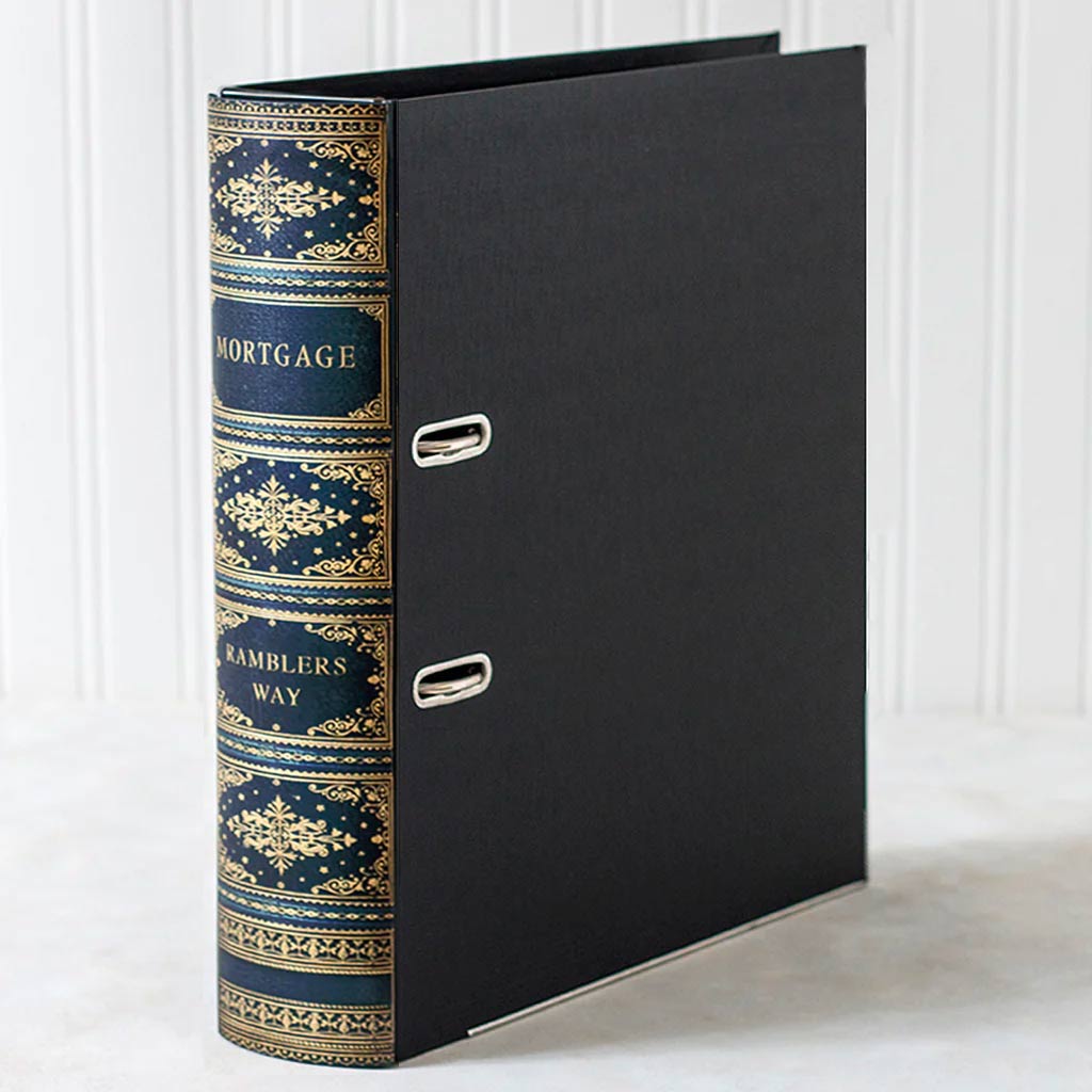 Lever Arch Book File / Ring Binder - Antique - Choose Your Colour & Ti